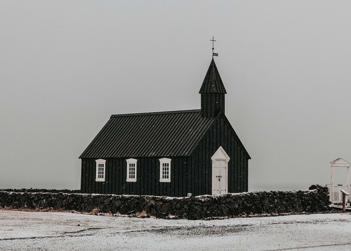 'The church ' Poster, picture, metal print, paint by Flo Rutherford ...
