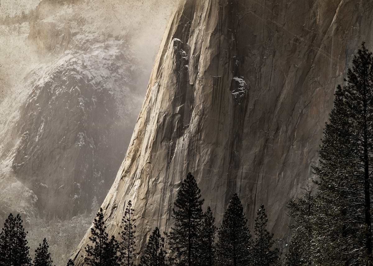 'Cliff' Poster, picture, metal print, paint by Flo Rutherford | Displate