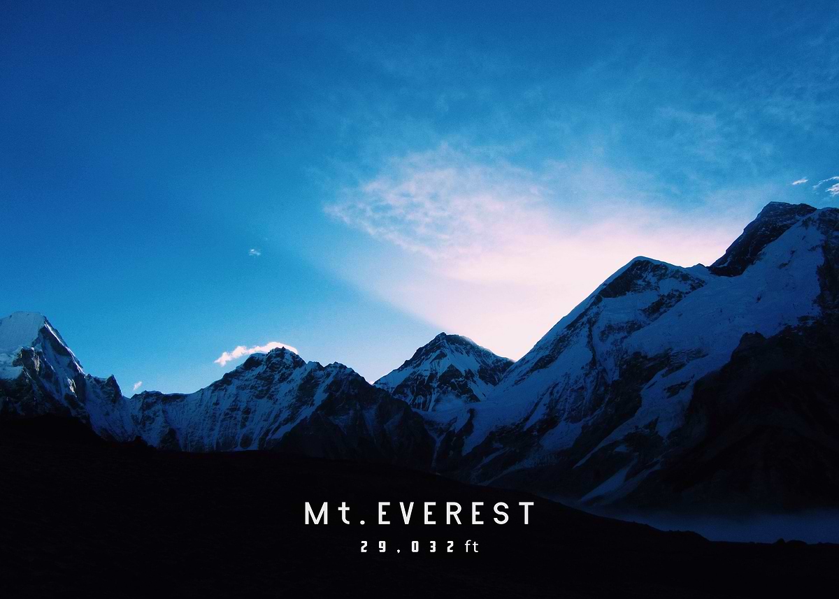 'Mount Everest ' Poster, picture, metal print, paint by Explore ...