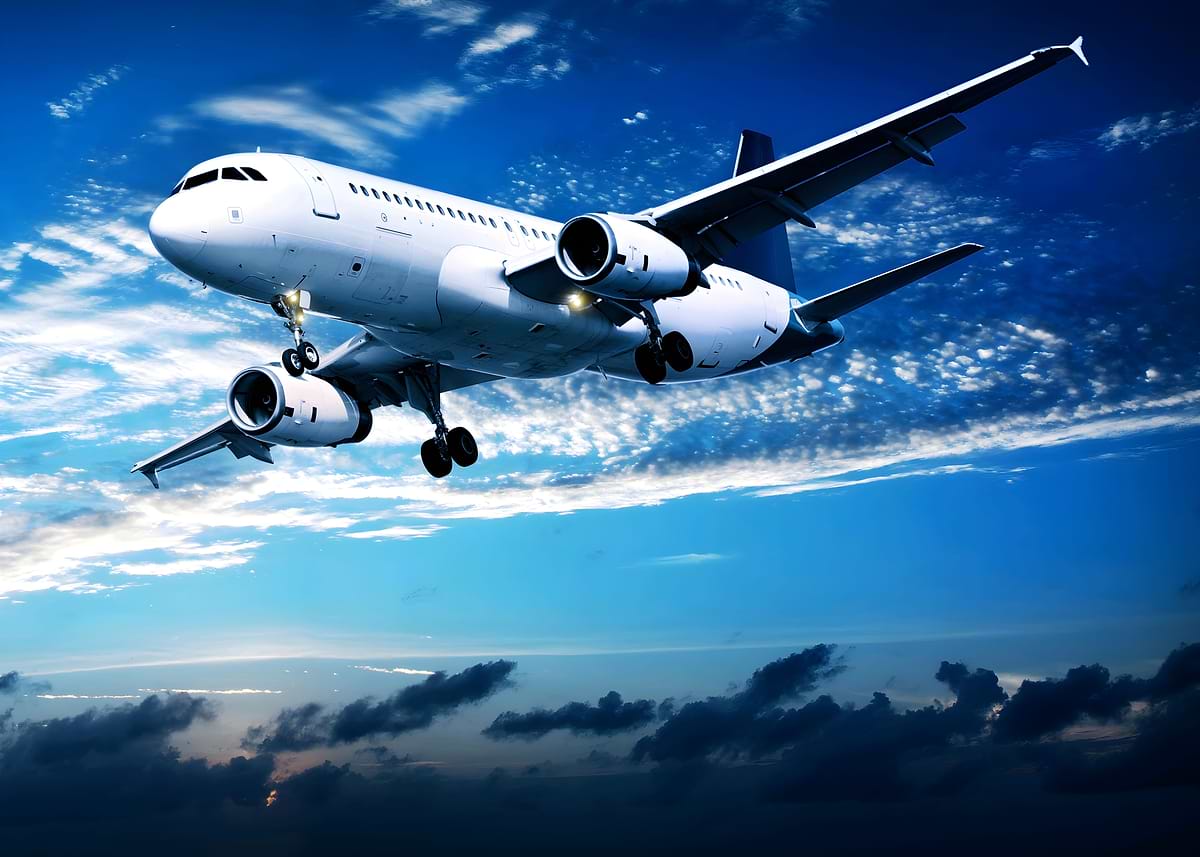 'Airplane Airbus Boeing Fly' Poster, picture, metal print, paint by ...