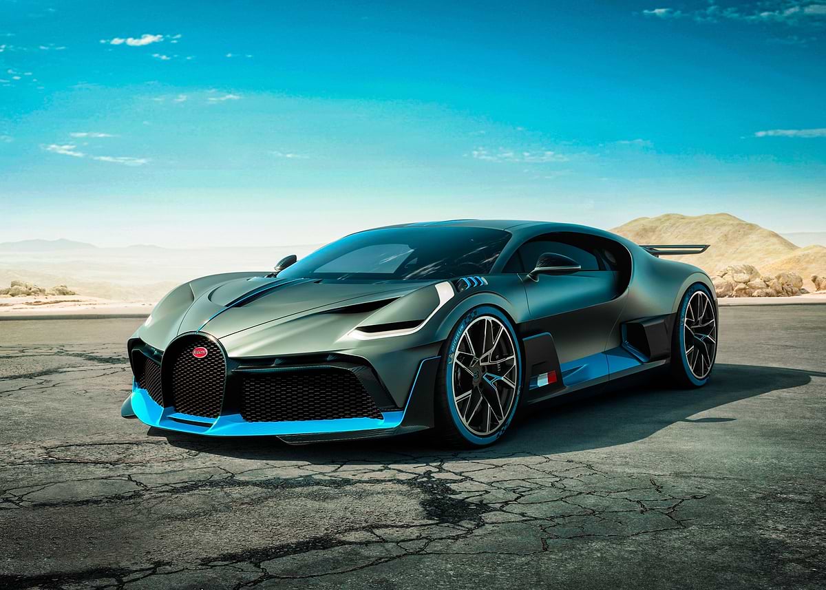 'Bugatti Divo' Poster, picture, metal print, paint by Supri GTR | Displate