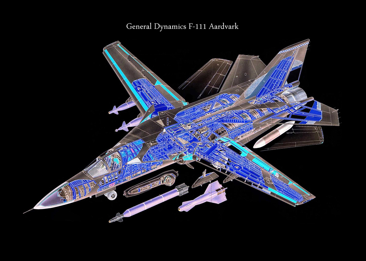 'General Dynamics F 111' Poster, picture, metal print, paint by moh yof ...