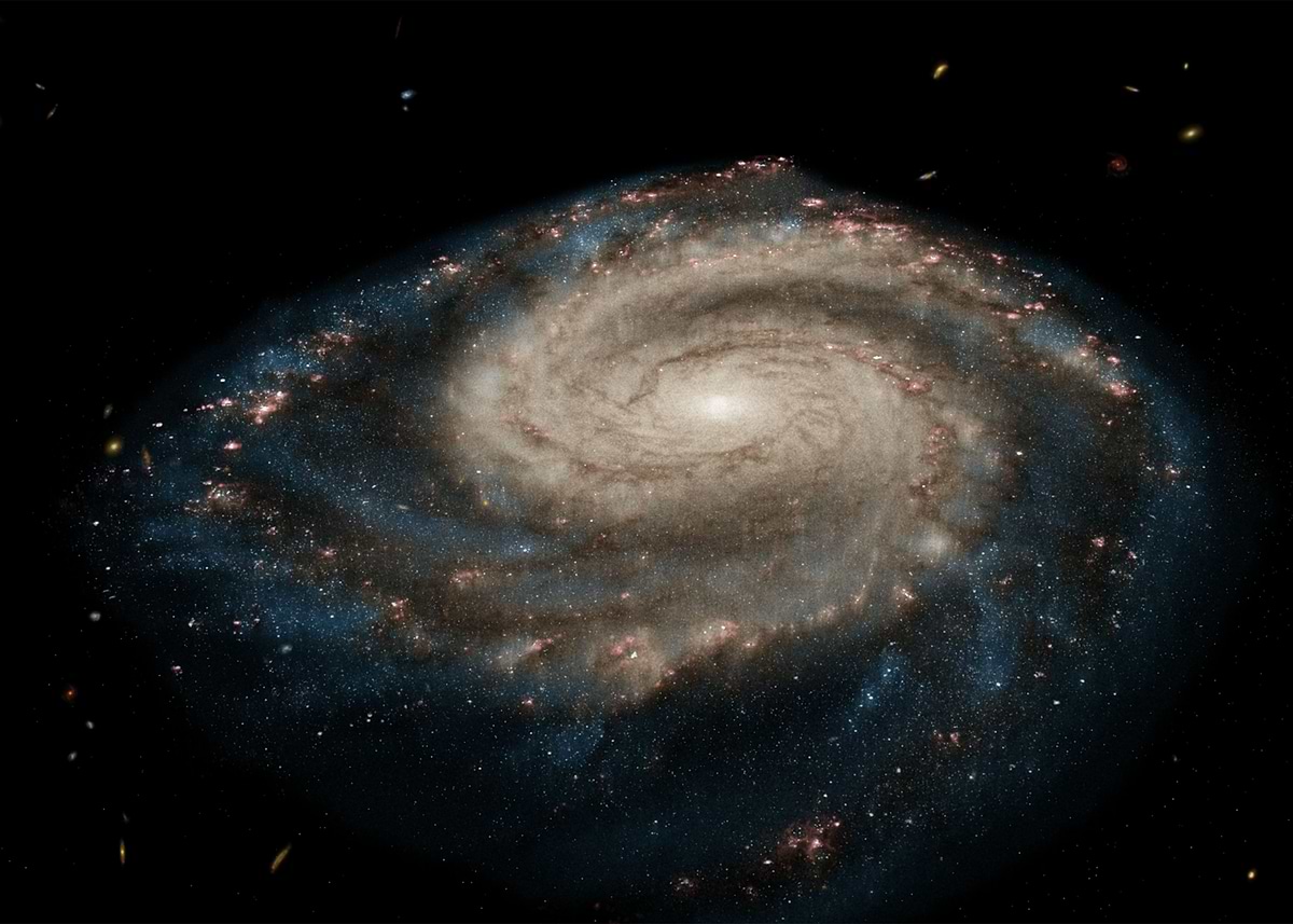 'M51 VISUALIZATION' Poster, picture, metal print, paint by Artofinnovation | Displate