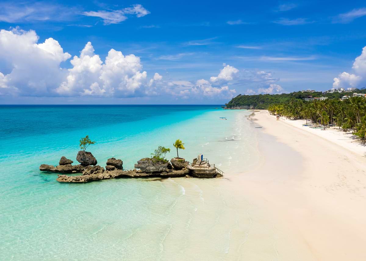 'White Beach Boracay Island' Poster, picture, metal print, paint by ...