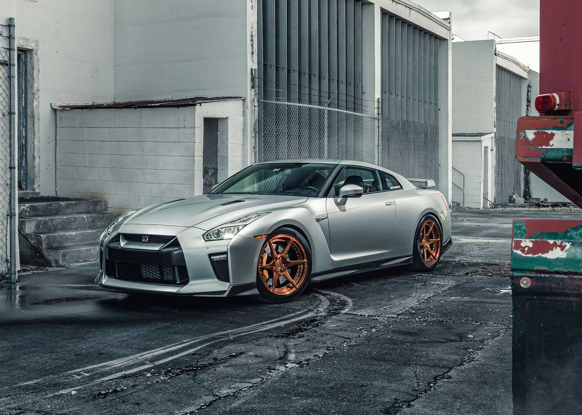 'Nissan GT R' Poster, picture, metal print, paint by Supri GTR | Displate