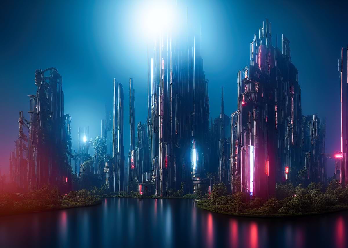 'Small future big dreams' Poster, picture, metal print, paint by ...