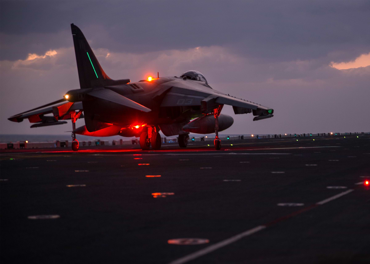 'Harrier Jump Jet on Deck' Poster, picture, metal print, paint by Tim ...