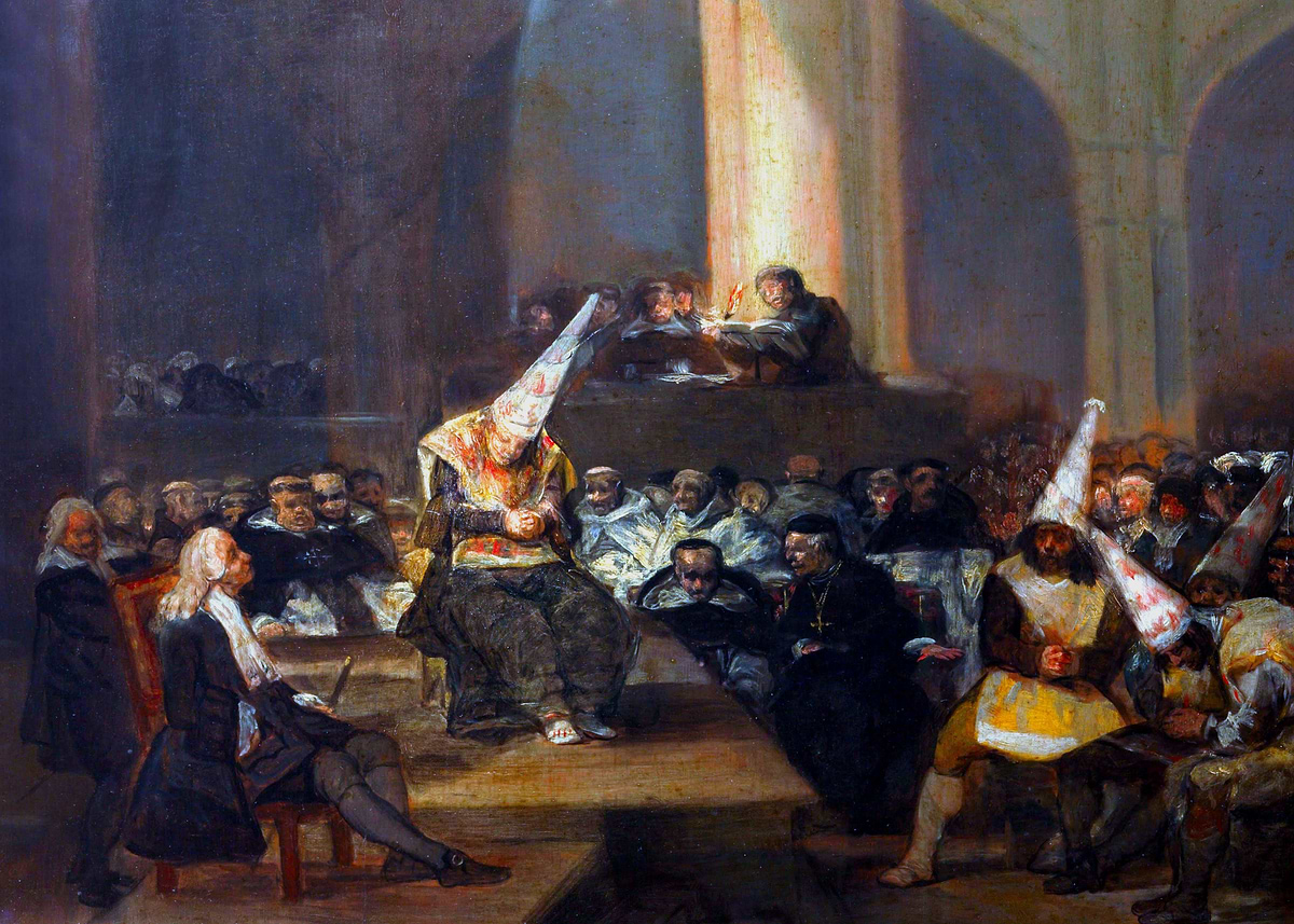 'The Inquisition Tribunal' Poster, picture, metal print, paint by ...