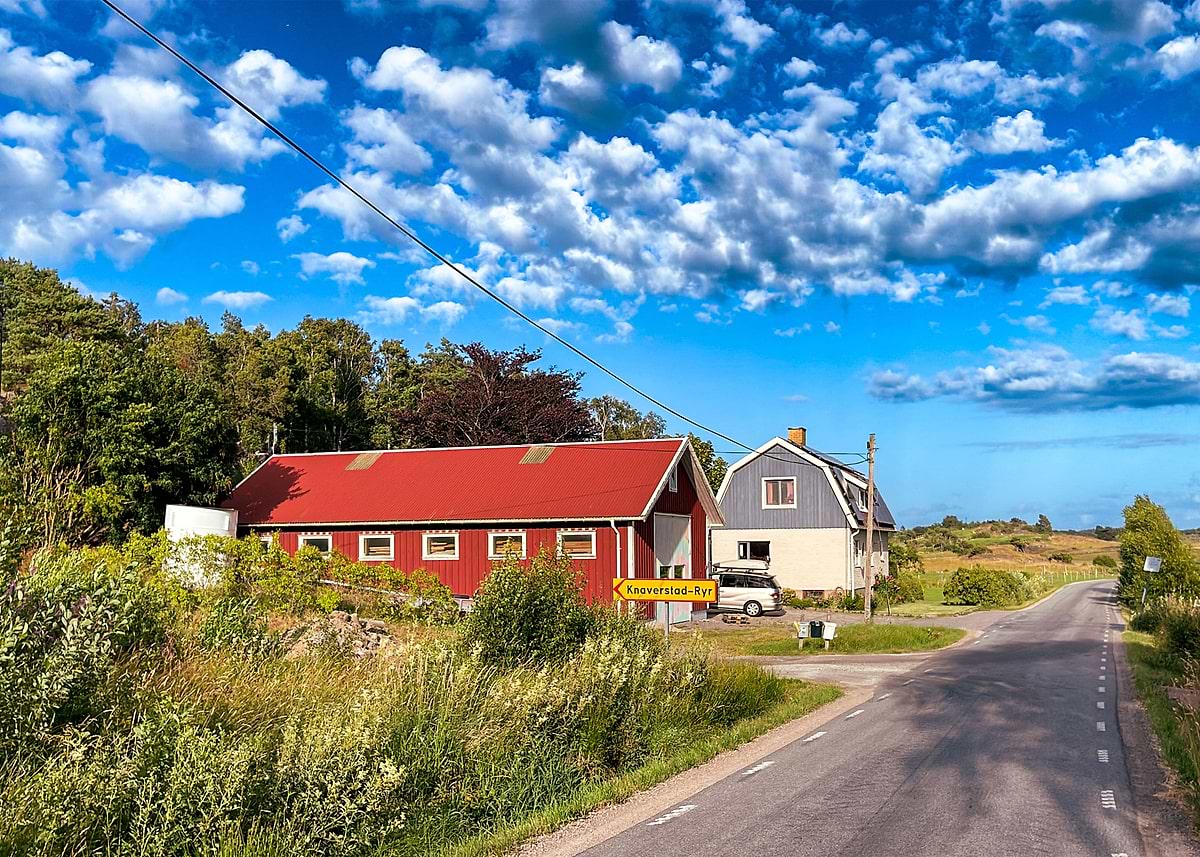'Sweden Farm Country' Poster, picture, metal print, paint by Wikstroem ...