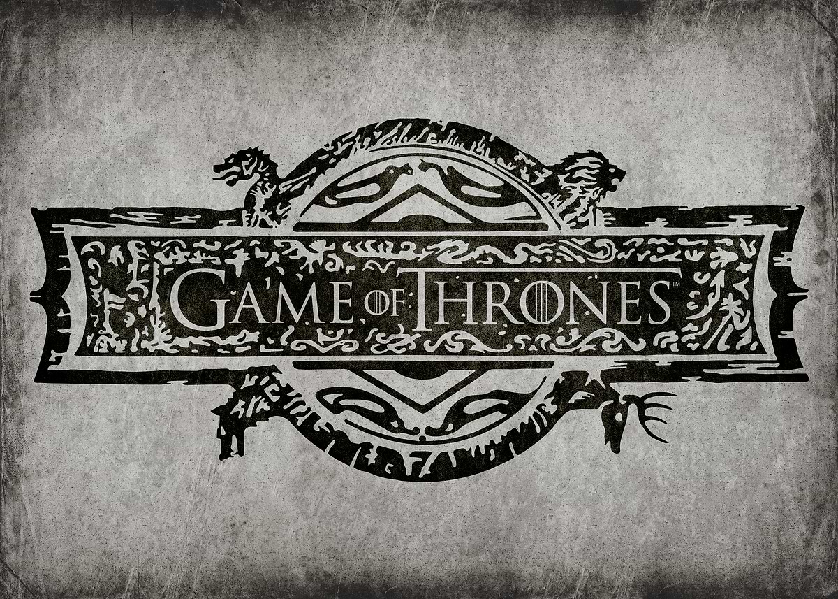 'Game of Thrones logo' Poster, picture, metal print, paint by Game of ...