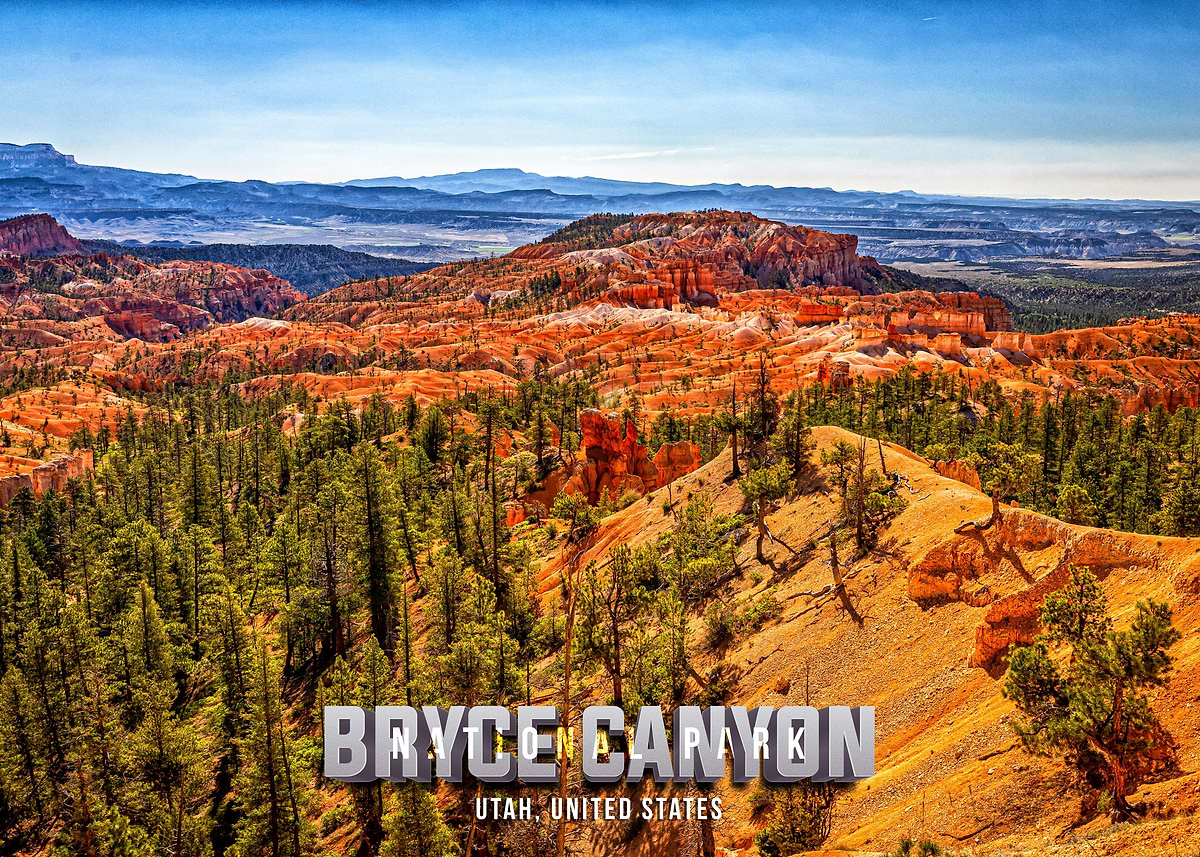 'Bryce Canyon National Park' Poster, picture, metal print, paint by ...