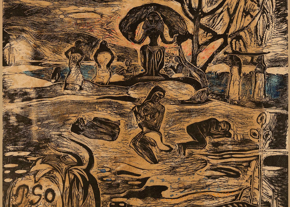 'Day of the God Mahana atua' Poster, picture, metal print, paint by ...