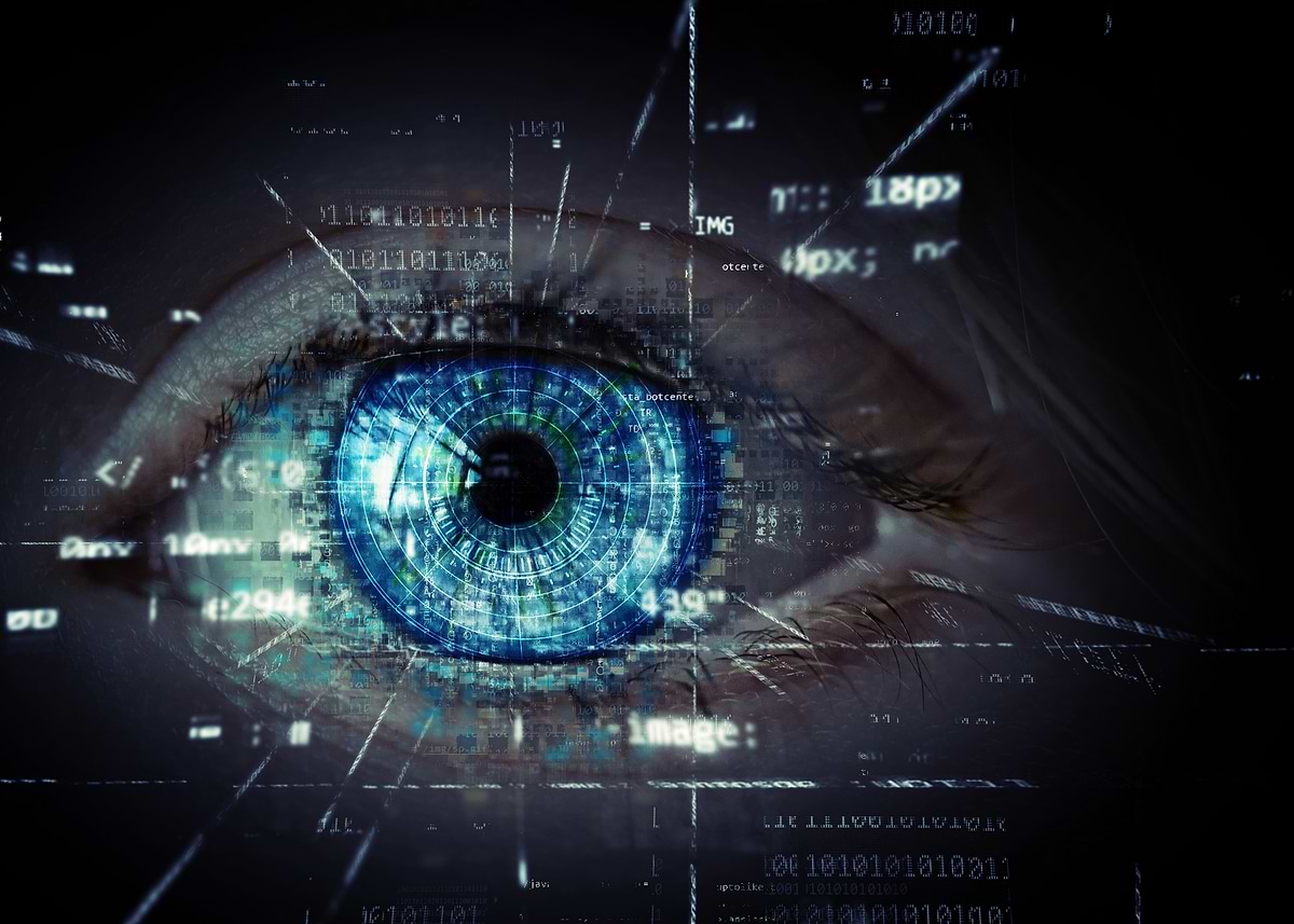 'technology eyes' Poster, picture, metal print, paint by Wilderness ...