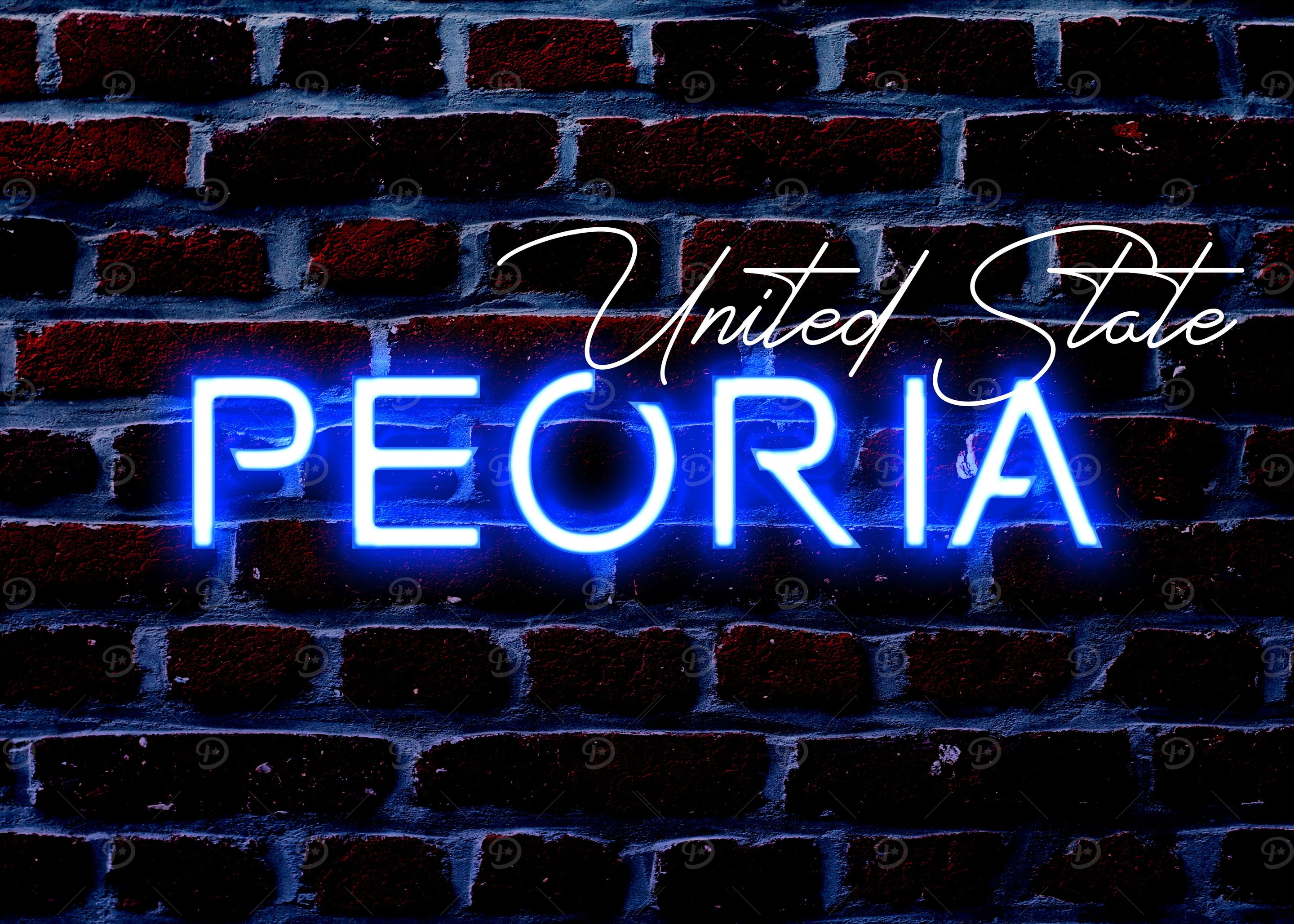 'Peoria' Poster, picture, metal print, paint by Wasi Blond | Displate