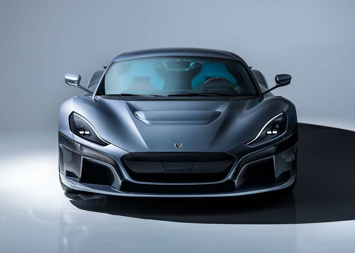 'Rimac C Two' Poster, picture, metal print, paint by Monster Car | Displate