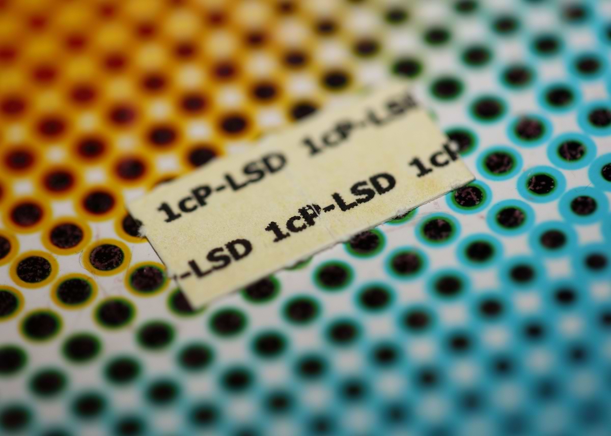 'Self made lsd papers macro' Poster, picture, metal print, paint by ...