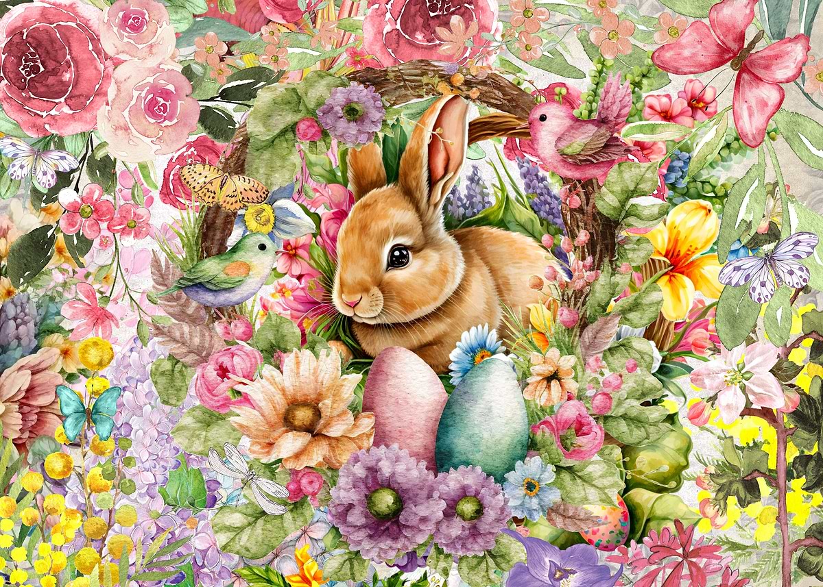 'Sweet Spring' Poster, picture, metal print, paint by Catriona Crehan ...
