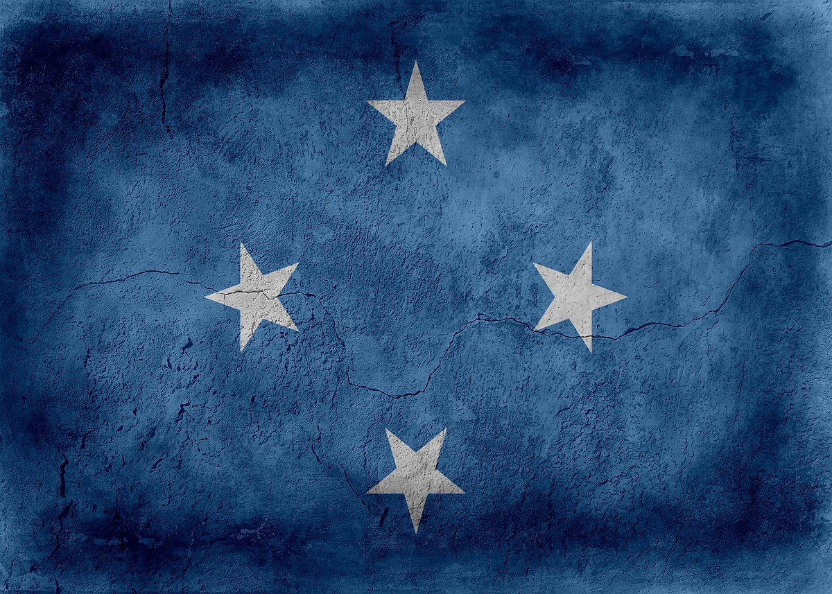 'Micronesia Federated State' Poster, picture, metal print, paint by Eli ...