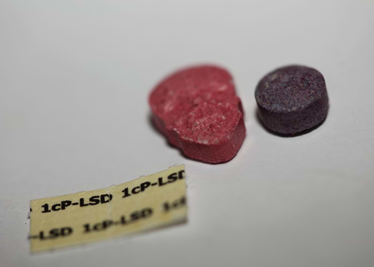 'Psychedelic drugs close up' Poster, picture, metal print, paint by ...