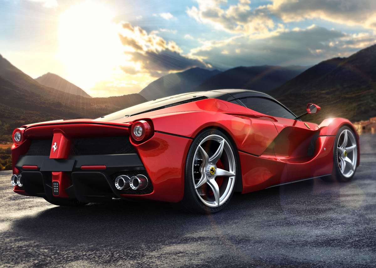 'Ferrari LaFerrari ' Poster, picture, metal print, paint by Recca ...