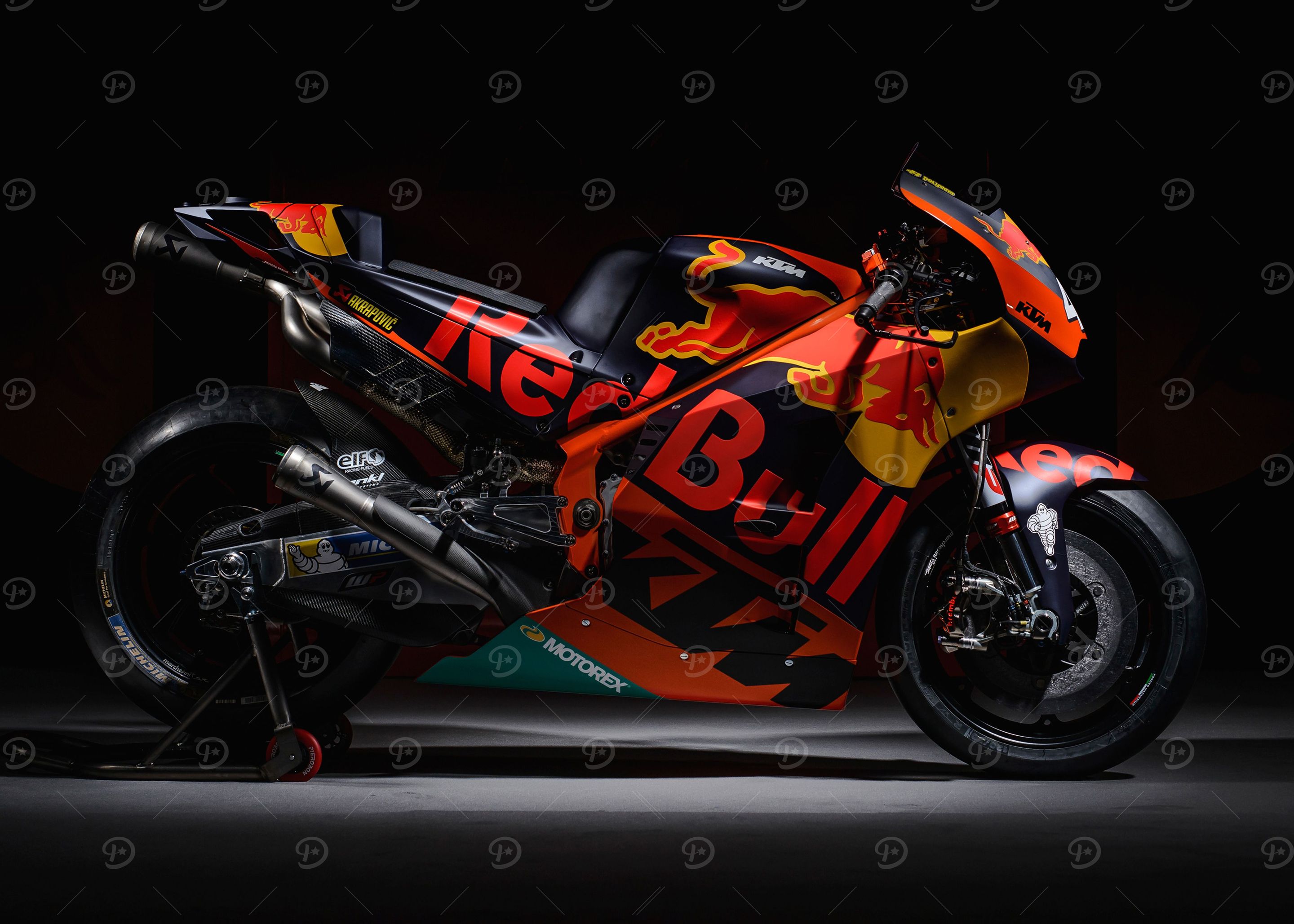 'Motors KTM RC16 Red Bull' Poster, picture, metal print, paint by ...