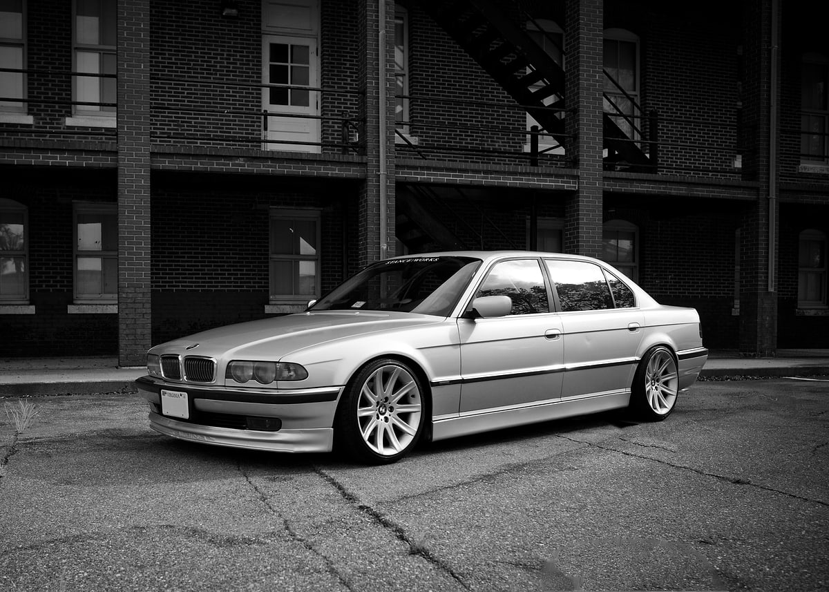 'bmw 740 M3 E38' Poster, picture, metal print, paint by Monster Car | Displate