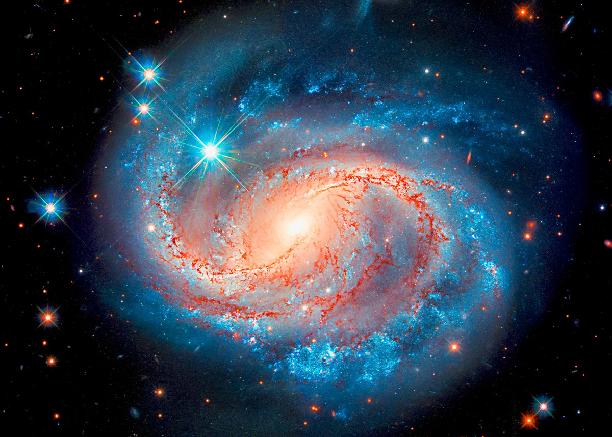 'NGC 6956' Poster, picture, metal print, paint by Mango Art | Displate