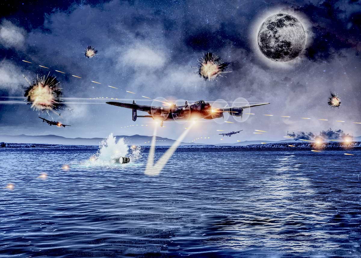 'The Dambusters' Poster, picture, metal print, paint by Arts and Minds ...