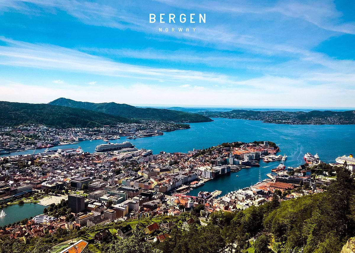 'Bergen ' Poster, picture, metal print, paint by Explore Universe ...