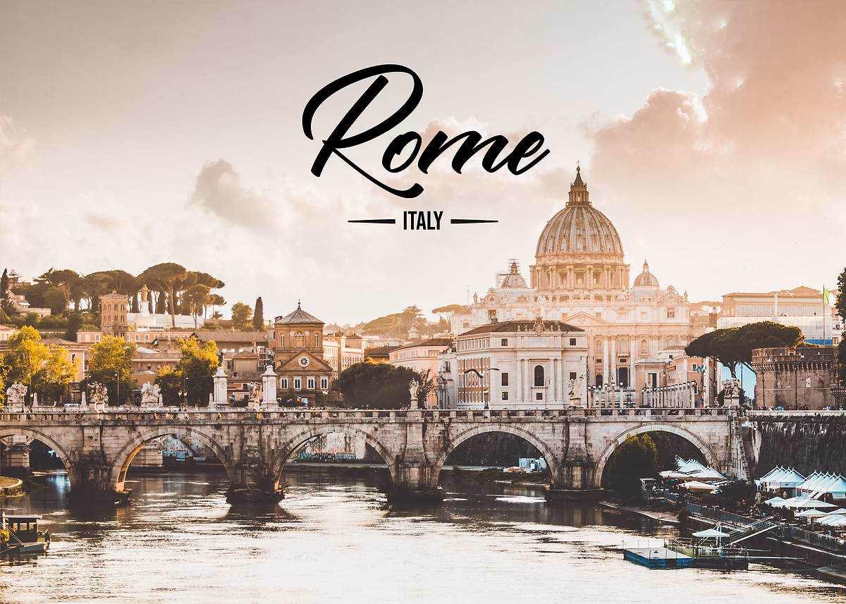 'Rome' Poster, picture, metal print, paint by Tim Kaiser | Displate