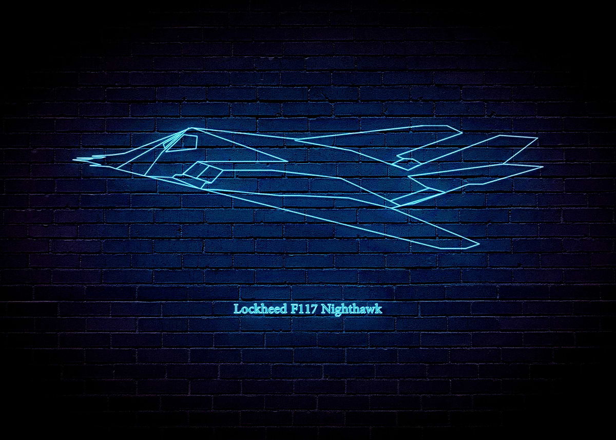 'Lockheed F117 Nighthawk' Poster, picture, metal print, paint by Retal ...