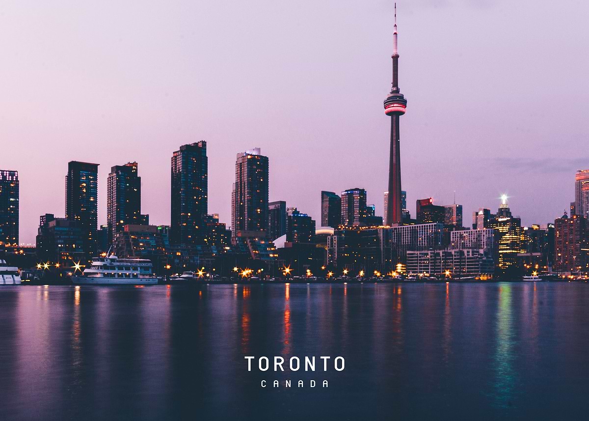 'Toronto ' Poster, picture, metal print, paint by Travel Addict | Displate