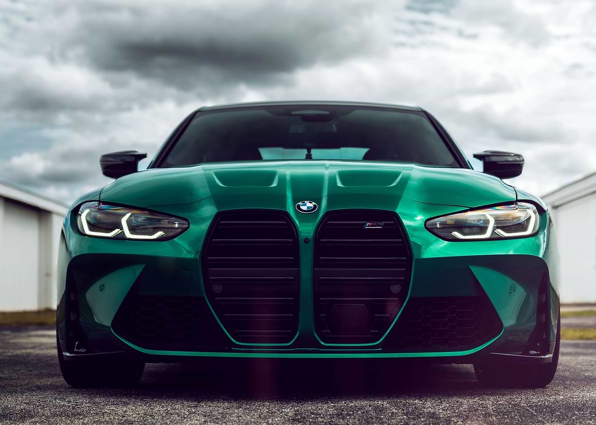 'BMW G80 M3' Poster, picture, metal print, paint by Horror Cars | Displate