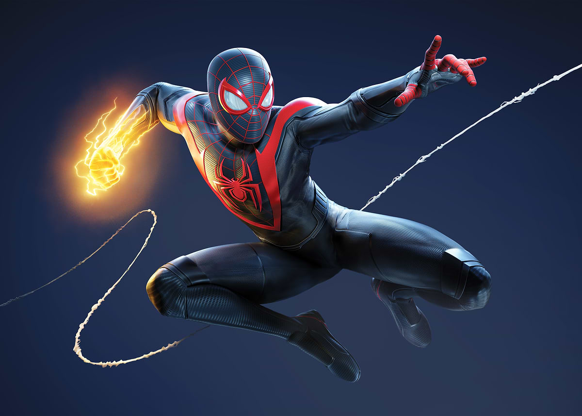 'Miles Morales: Venom Blast Leap' Poster, picture, metal print, paint ...