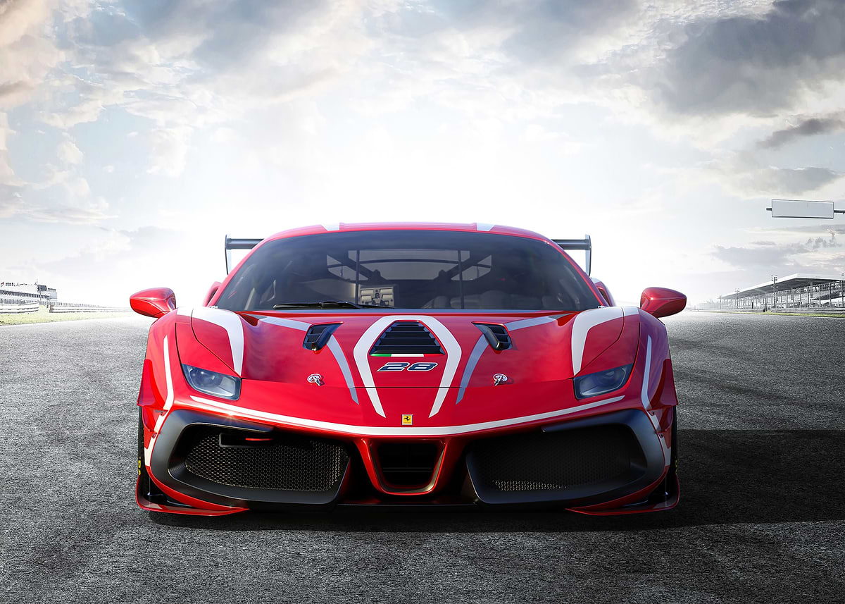 'Ferrari 488 Challenge Evo' Poster, picture, metal print, paint by Va ...