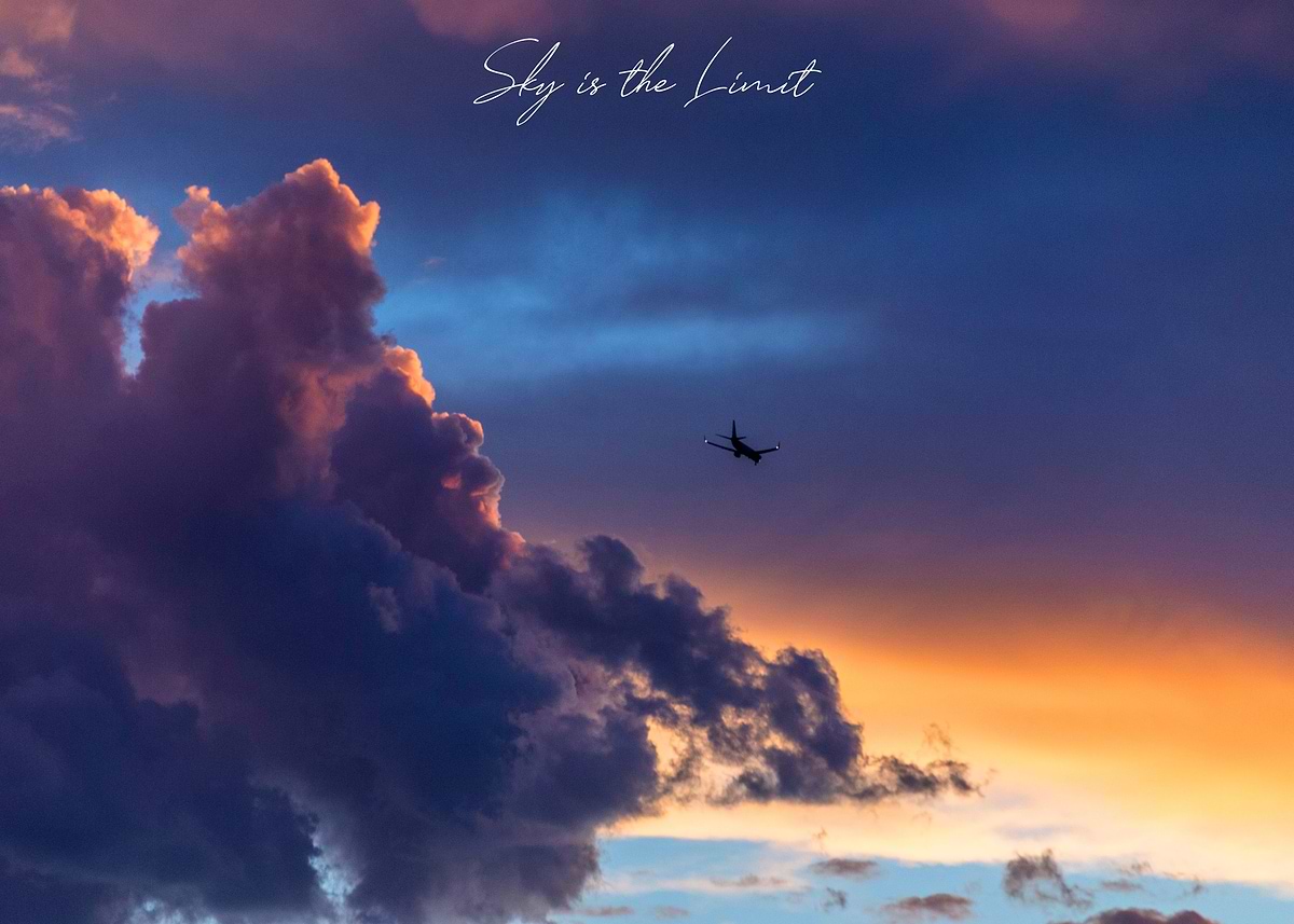 'The Sky is The Limit ' Poster, picture, metal print, paint by Explore ...