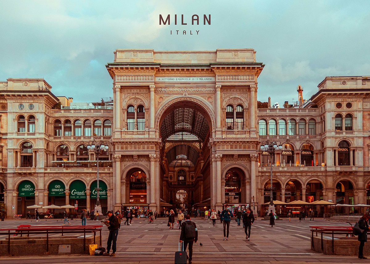 'Milan ' Poster, picture, metal print, paint by Big City | Displate