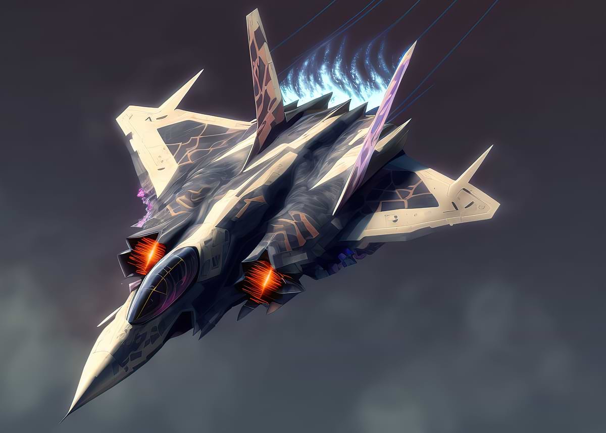 'Jet fighter' Poster, picture, metal print, paint by NeoRowe | Displate