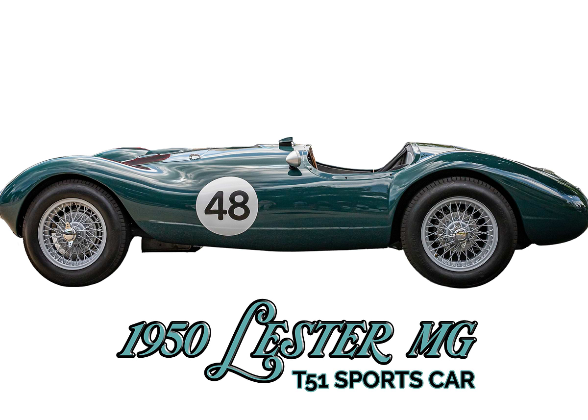 '1950 Lester MG Sports Car' Poster, picture, metal print, paint by ...