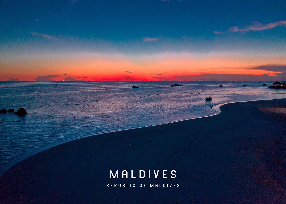 'Maldives ' Poster, picture, metal print, paint by Explore Universe ...