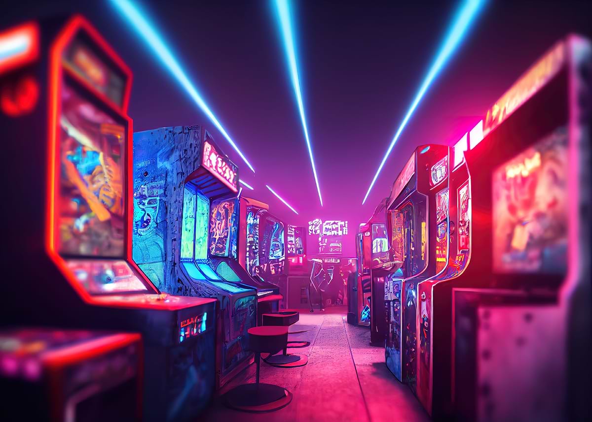 'Real arcade gaming' Poster, picture, metal print, paint by Ander HaRRy ...
