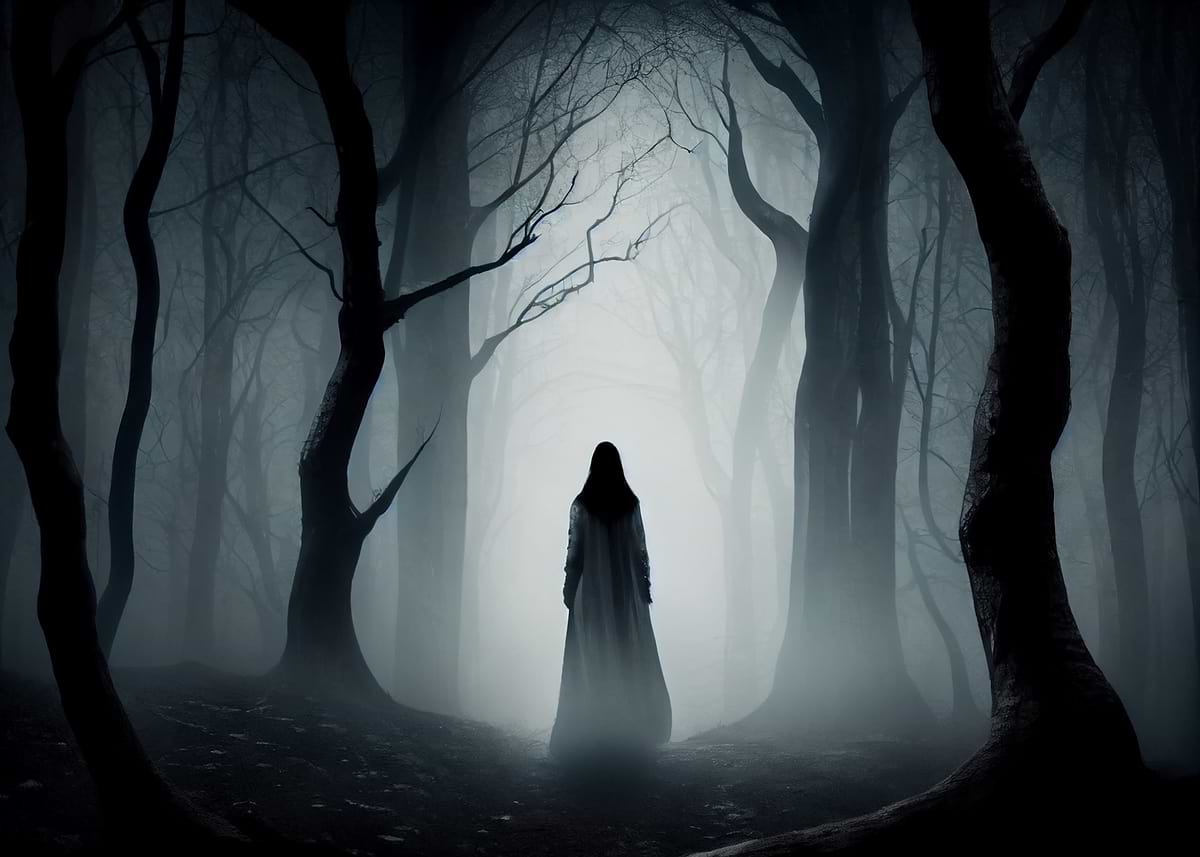 'Scary shadow figure' Poster, picture, metal print, paint by Below ...