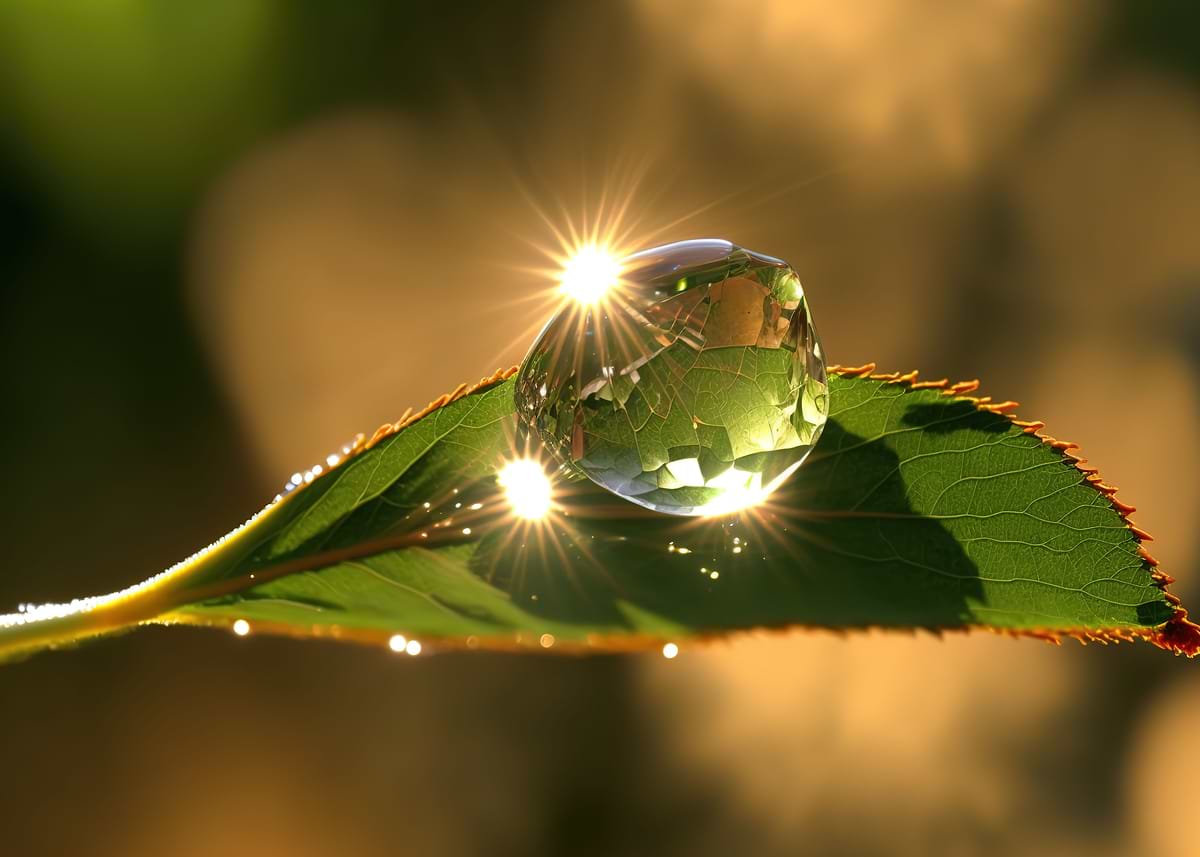 'a dew drop' Poster, picture, metal print, paint by Silhouette Anime ...