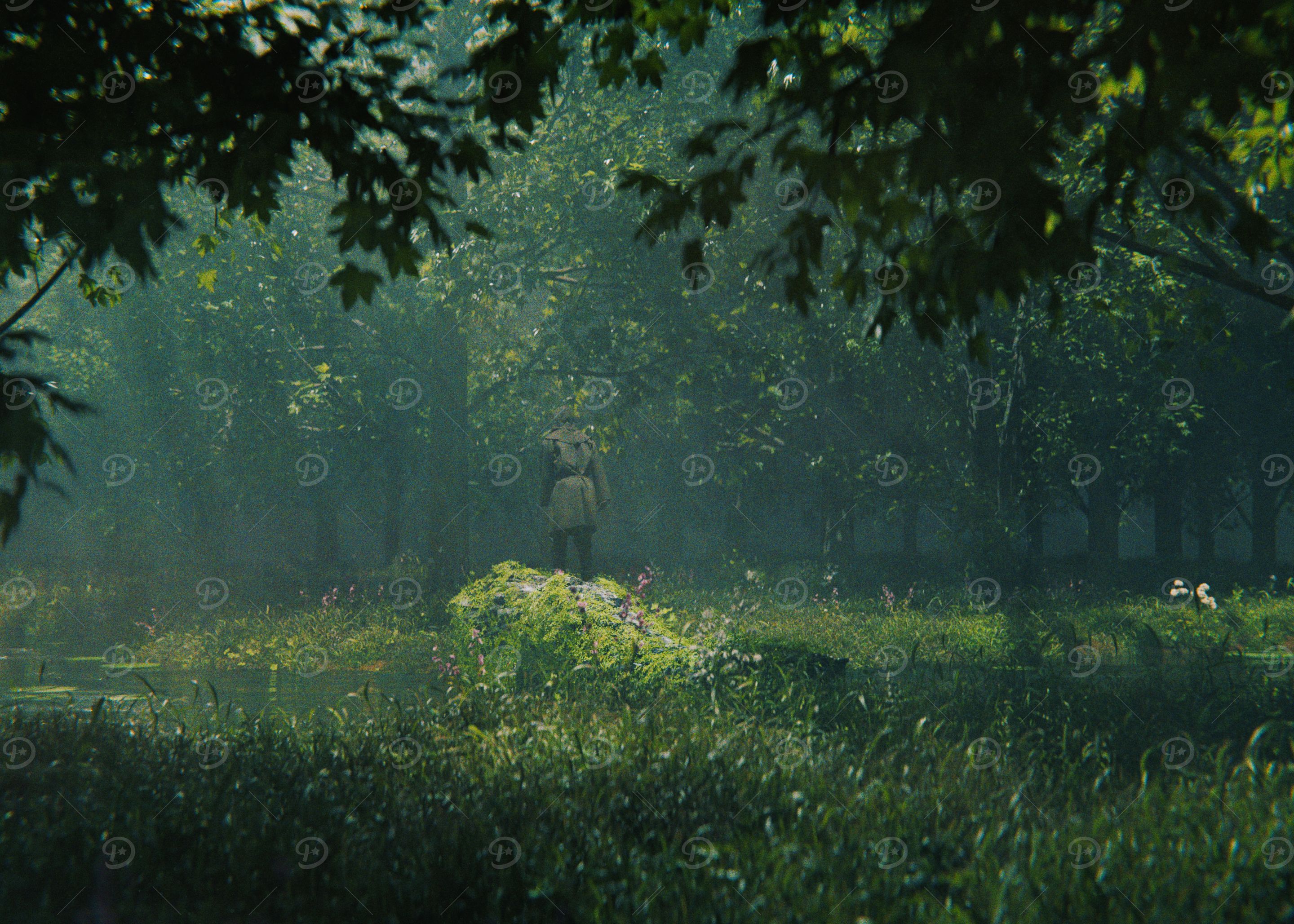 'Lost Forest Scene 1 3D' Poster, picture, metal print, paint by Irawan ...