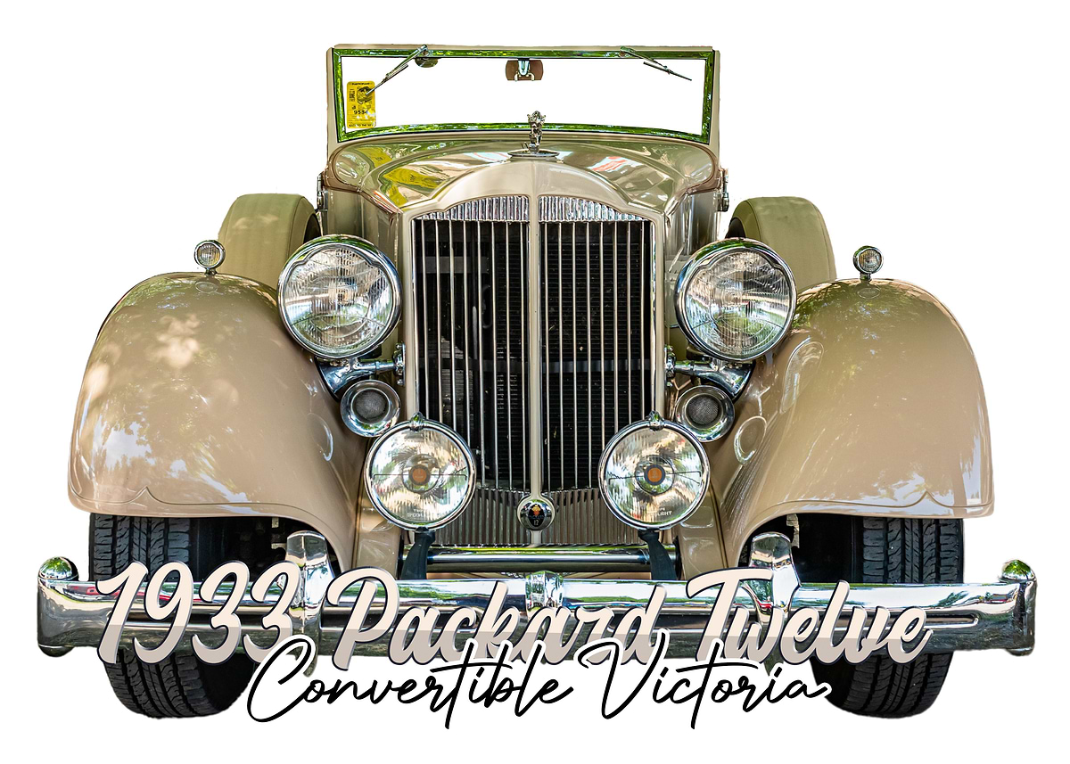 '1933 Packard Twelve' Poster, picture, metal print, paint by Gestalt ...