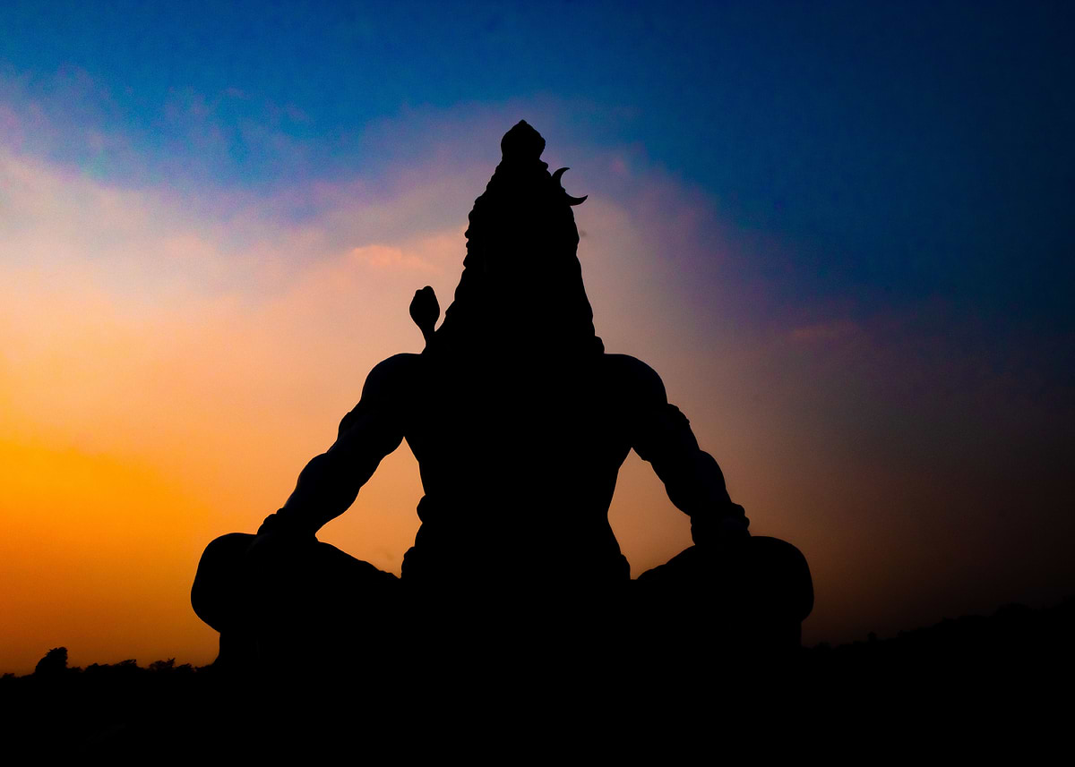 'lord shiva shadow ' Poster, picture, metal print, paint by Anil Gamble ...