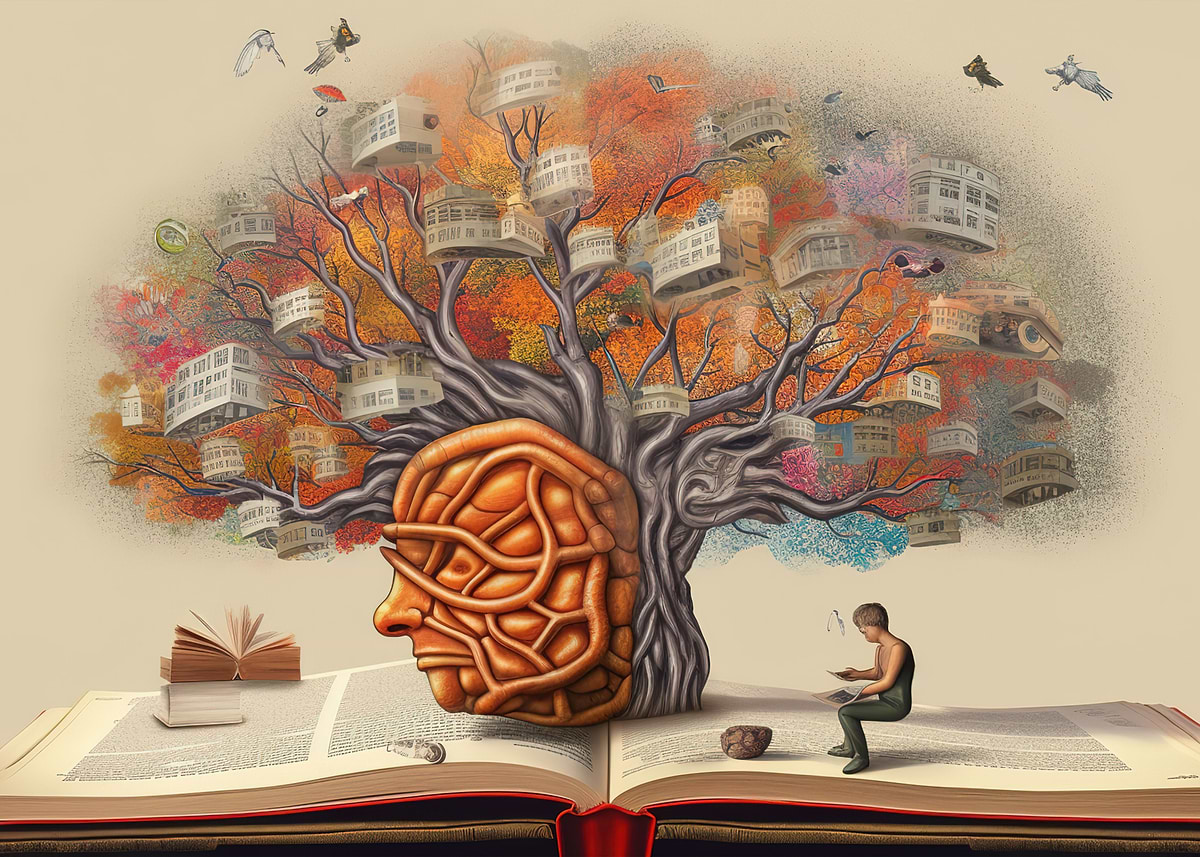 'biological experiment book' Poster, picture, metal print, paint by ...