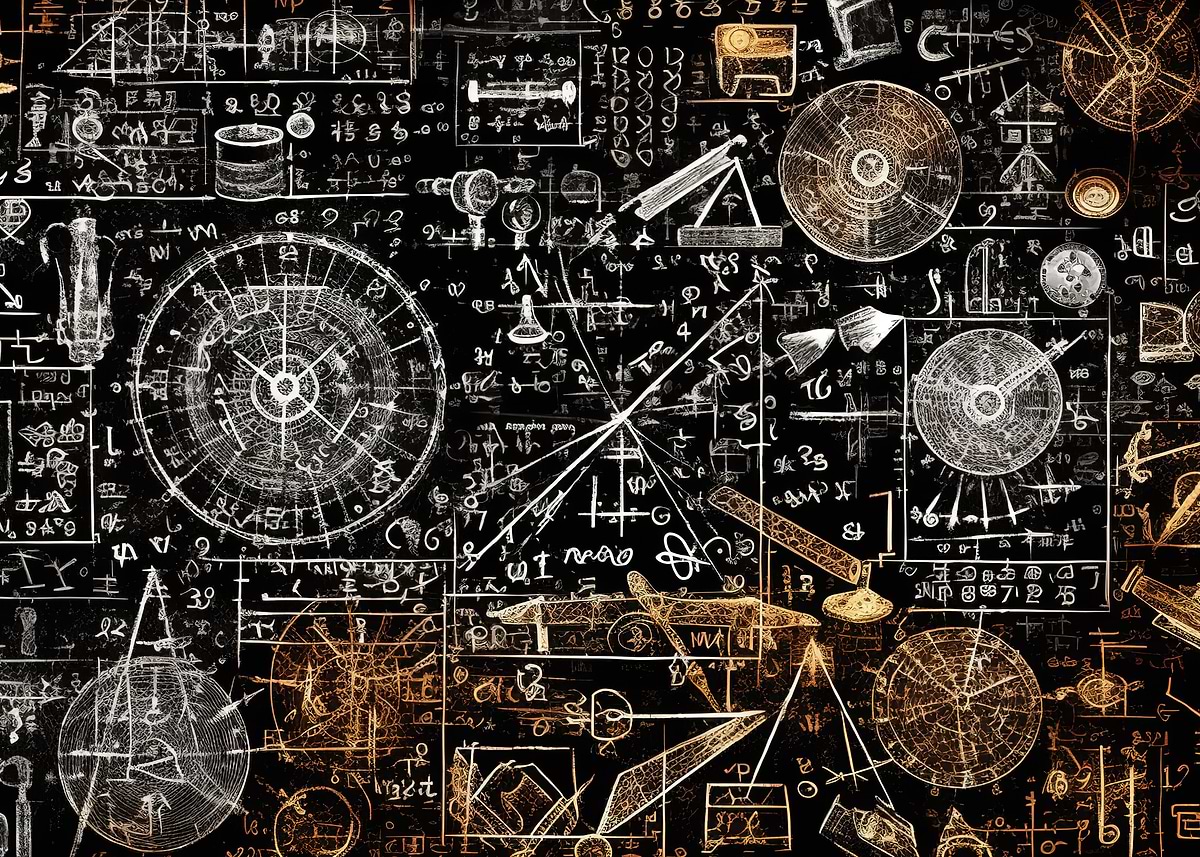 'math formula' Poster, picture, metal print, paint by NeoRowe | Displate