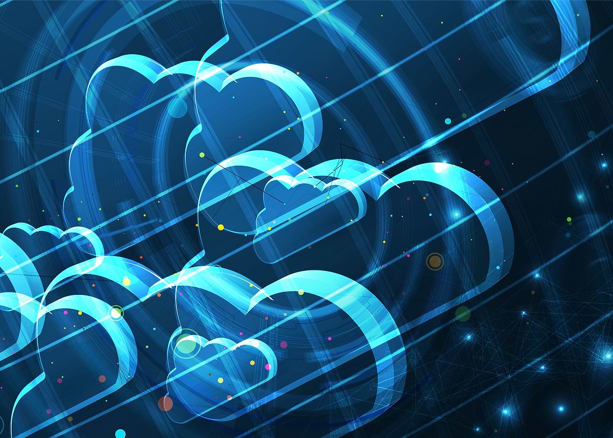 'Cloud technology' Poster, picture, metal print, paint by Vs 1489 ...