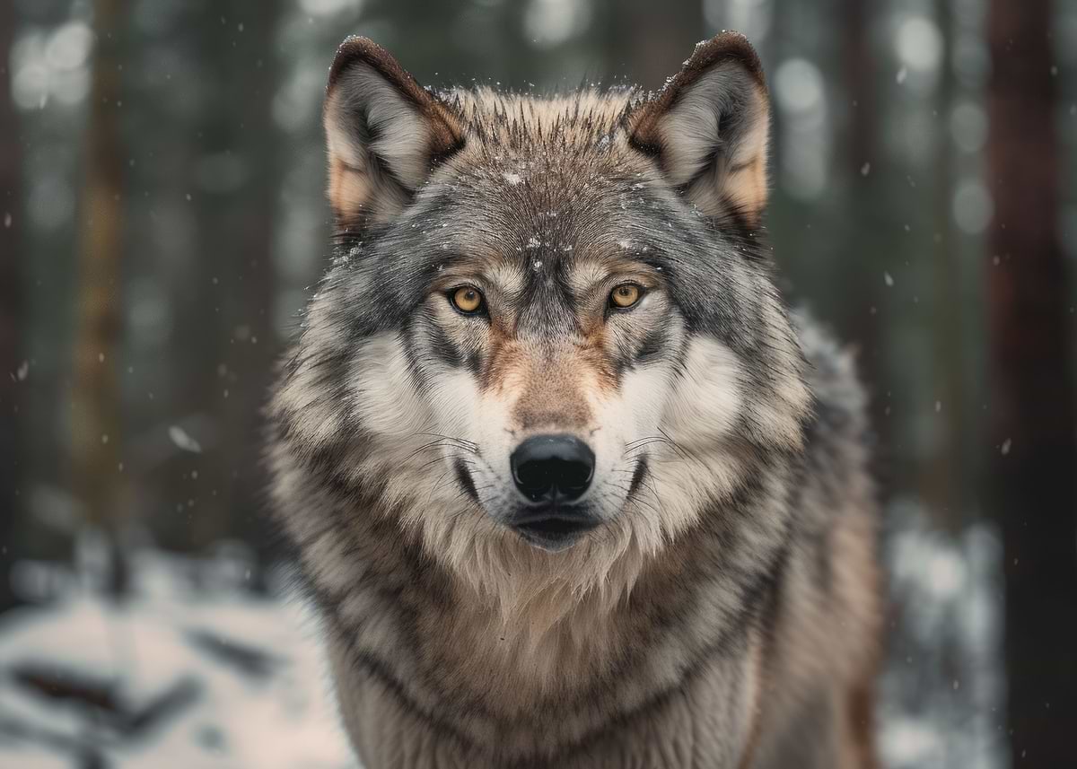 'Wolf Wildlife Photography' Poster, picture, metal print, paint by Five ...